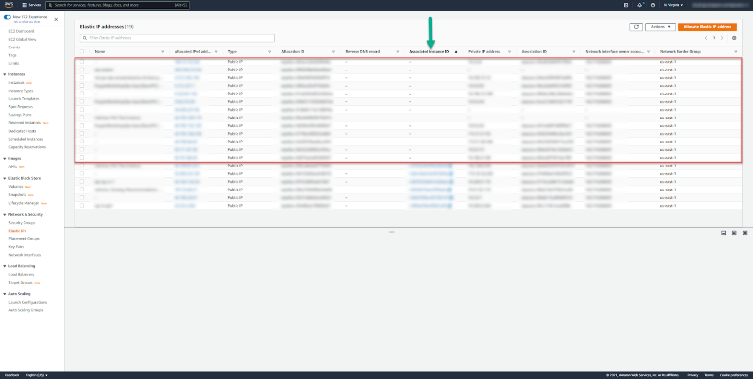 How To Remove Unattached Aws Elastic Ip Addresses Aws Made Easy